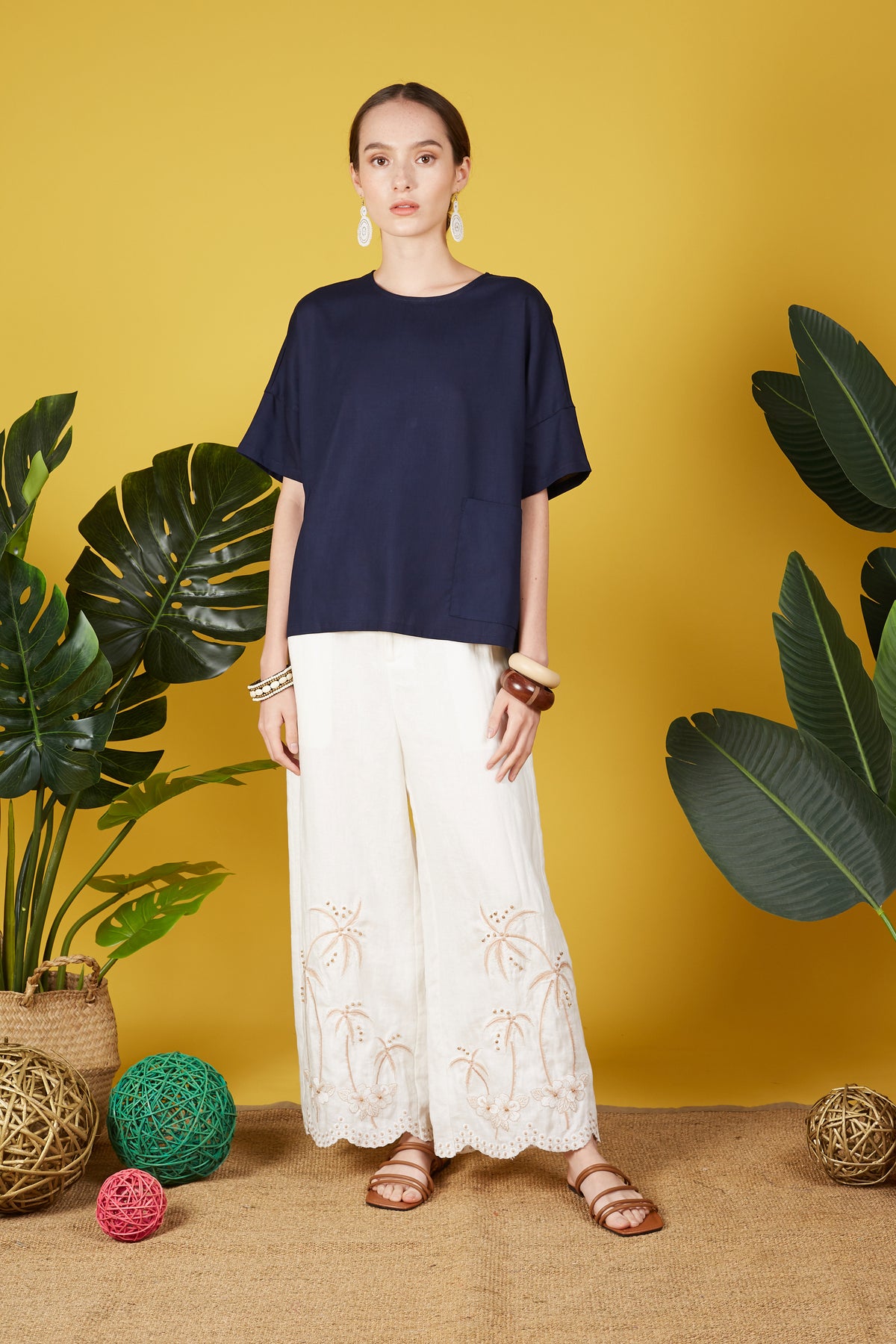 Jeia Pocket Blouse | Island Shop - ResortWear, Versatile Design
